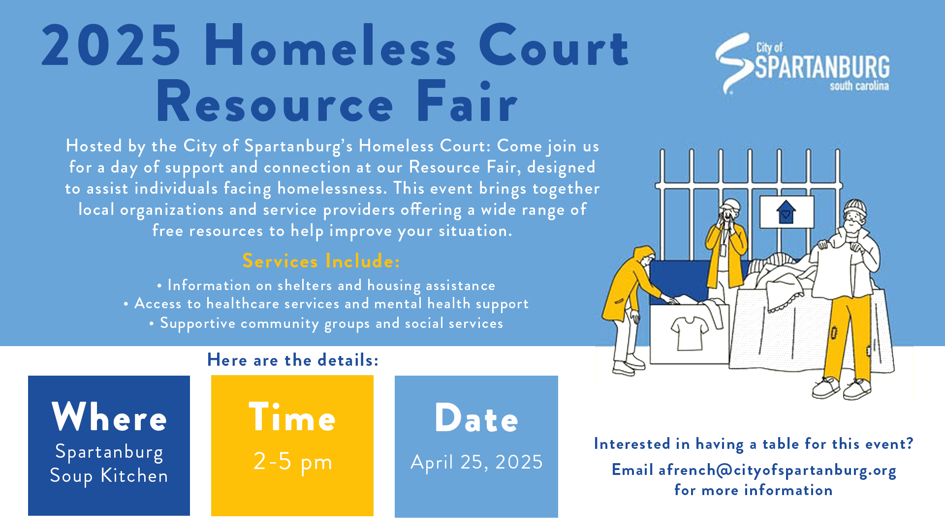 2025 | 2025 Homeless Resource Fair | Spartanburg Community College