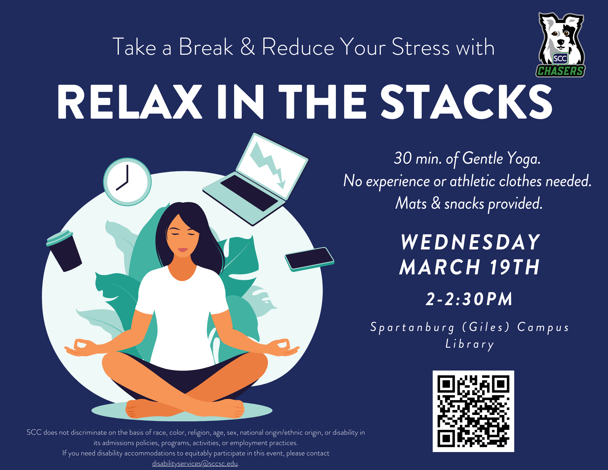 2025 | Relax in the Stacks: Yoga in the Library | Spartanburg Community ...