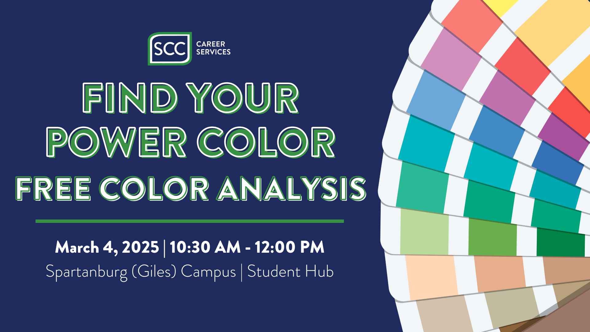 2025 | Find Your Power Color: A Free Color Analysis | Spartanburg ...