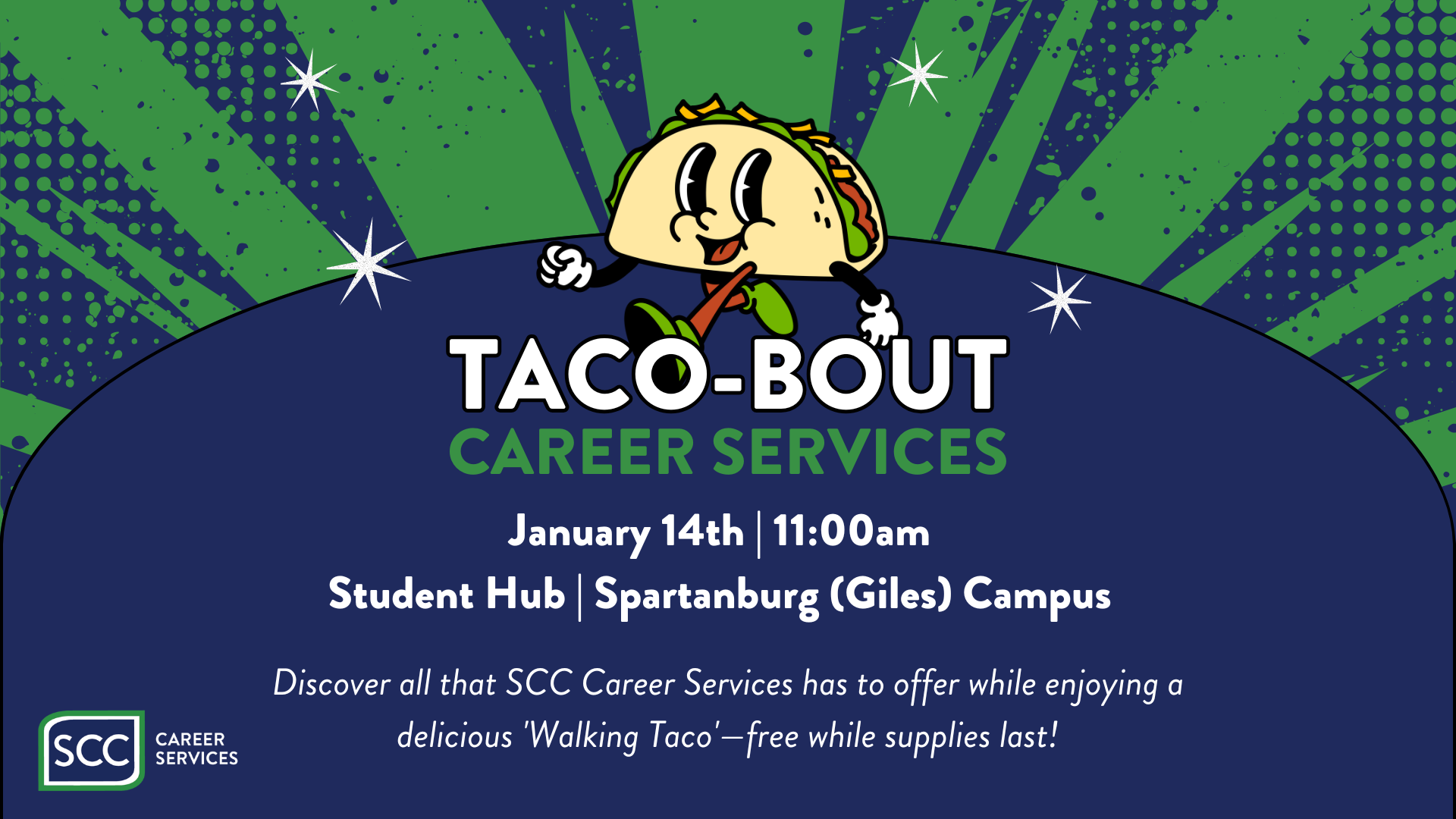 2025 | Taco-Bout SCC Career Services | Spartanburg Community College